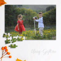 Puzzle din lemn 60 piese personalizat cu poza ta - Uniq-gift.ro