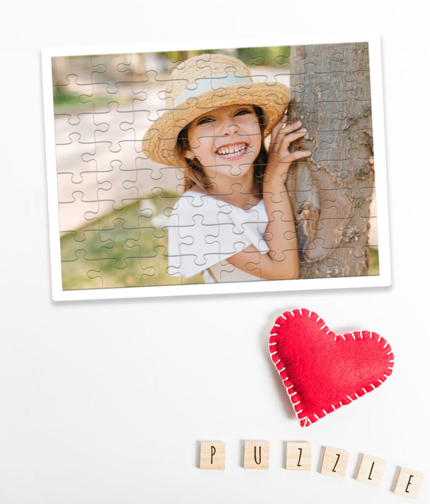 Puzzle din lemn personalizat cu o poza landscape - Uniq-gift.ro